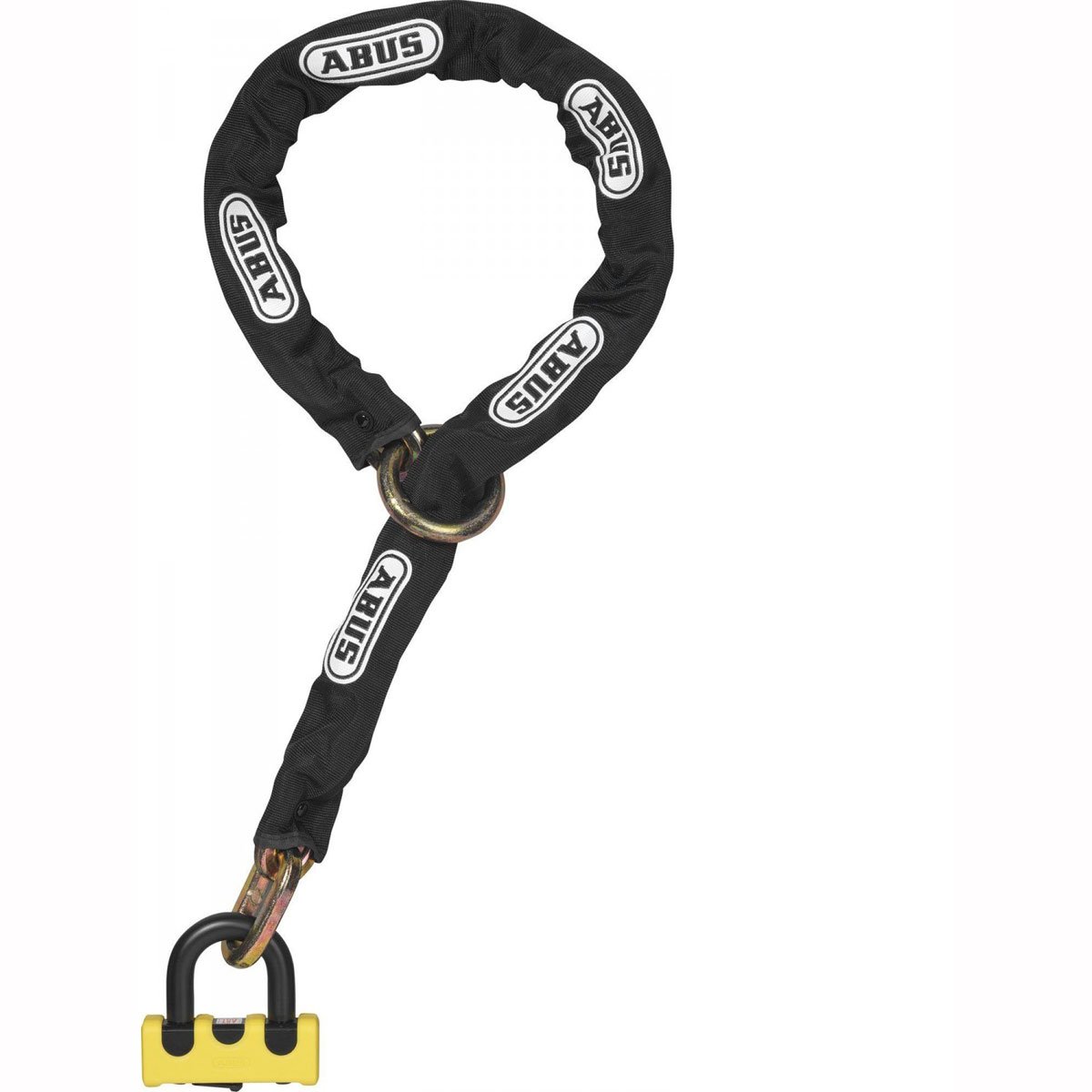 Abus 67/105HB50+12KS120_Yellow - Granit Anti-Theft Lock with Chain, Yellow