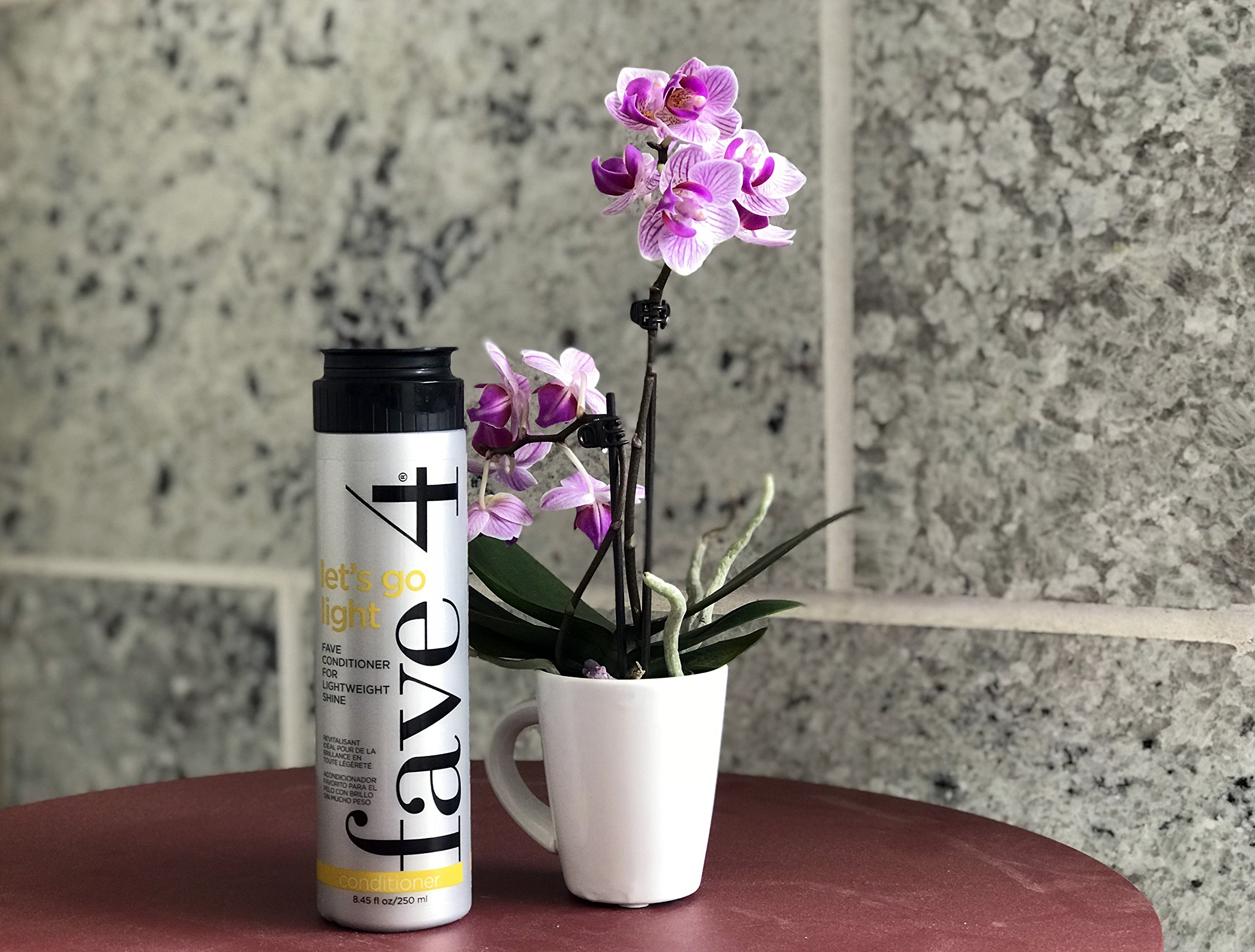 fave4 hair Let's Go Light Conditioner for Lightweight Shine, Replenish Split Ends & Frizz, 8.5 fl oz