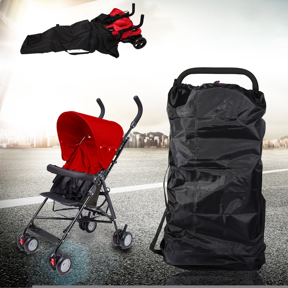 Fdit Infant Travel Car Bag Pushchair Pram Stroller Transport Carry Cover with Draw-String Closure and Adjustable Lock for Umbrella Strollers or Car Strollers(Car Stroller)