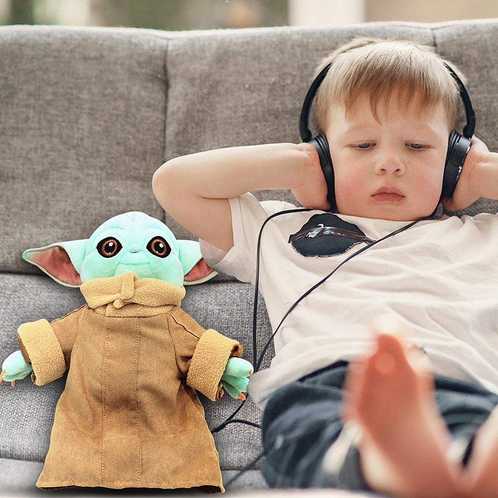 Baby Plush Toys Stuffed Doll Gift for Birthday Christmas Child for 11 inch with Fans and Kids (B)