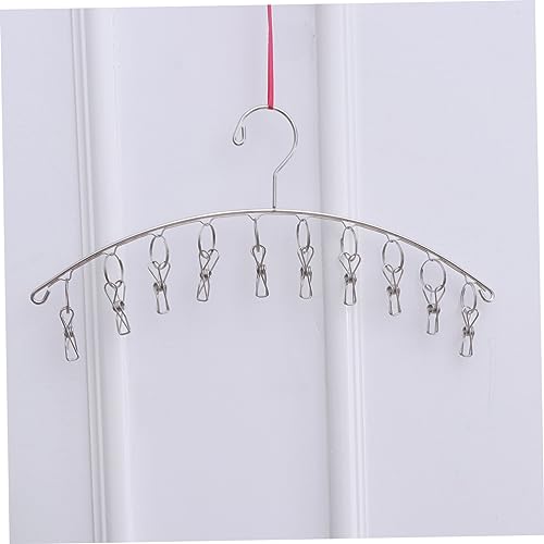 Cabilock 2 Pack Drip Hanger Clothes Clips Laundry Drying Rack Clothes Hanger Laundry Hanger Socks Rack Coat Hanger Clothespin arc
