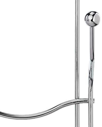 Inspired Living by Mesa Inspired Living Over The Door Hanger 6 Organizer in Silver Bay Collection utility-hooks,