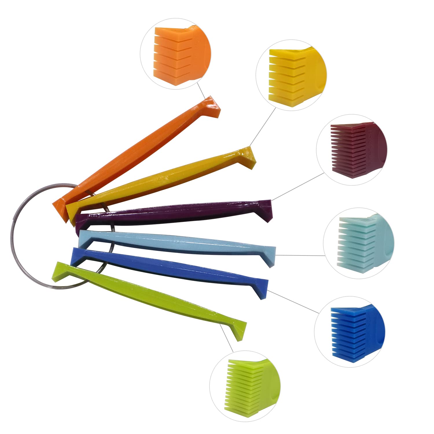 AC Fin Comb Tool FCR6 Radiator Air Conditioner Fin Comb Ring Straighte Evaporator Condensor