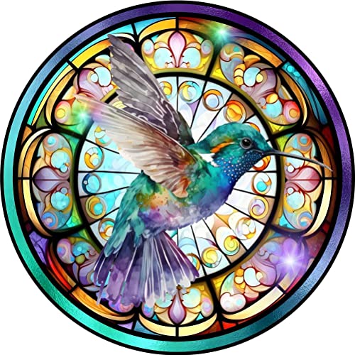 DIY 5D Diamond Painting Kits Colorful Hummingbird Animals for Adults Beginner, DIY Full Round Drill Diamond Painting Kit Drill Crystal Diamond Art Kits for Home Decoration 30x30cm