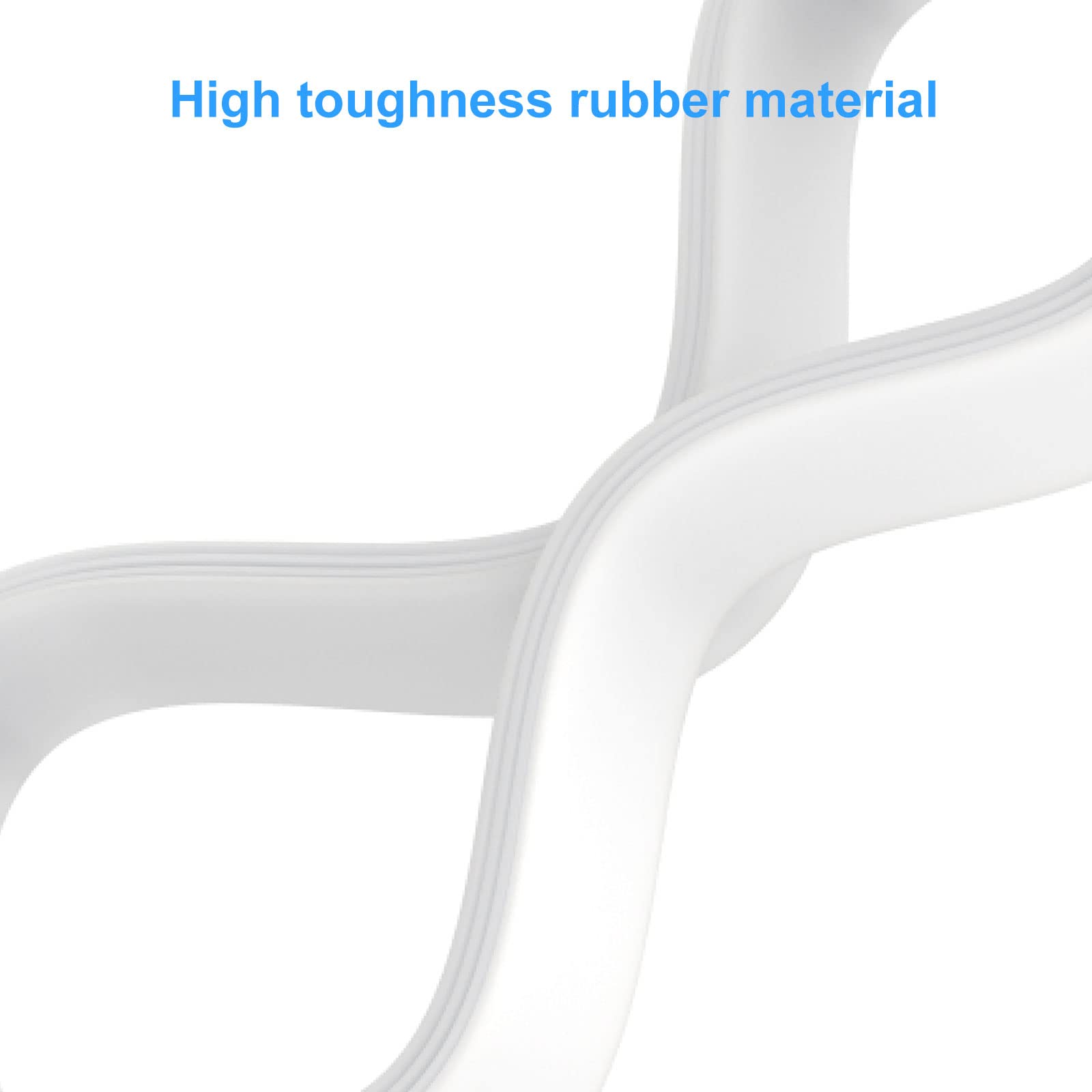 5 Pack Rubber Gaskets Replacement Seal White Ring for Nutri Ninja Blender Replacement for Ninja Auto iQ Pro Extractor CT680 BL456-30 BL480 BL681A BL682 BL640 (3.94 inch Gaskets)