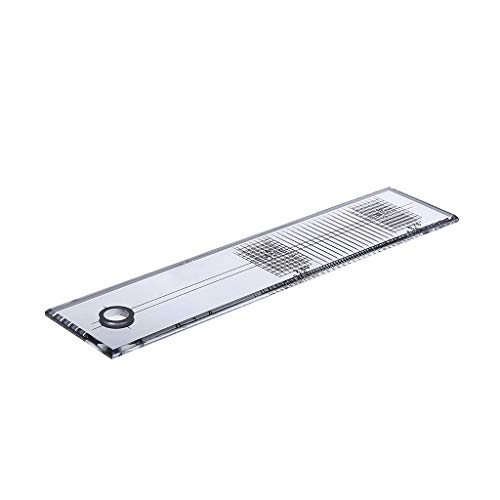Abnana Turntable Phono Phonograph Cartridge Adjustment Ruler Calibration Gauge LP Stylus Alignment Protractor Tool Mirror Azimuth Compensation Angle