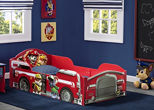 Delta Children Wood Toddler Bed - Greenguard Gold Certified, Nick Jr. PAW Patrol