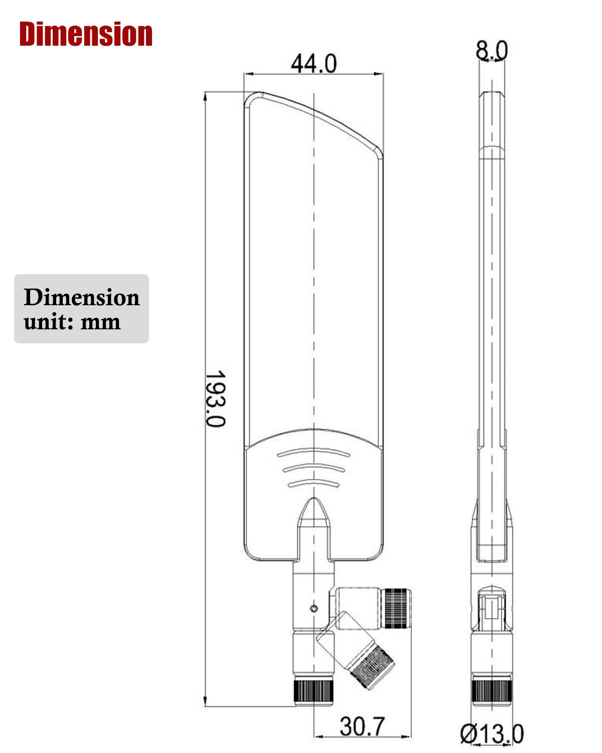 5G&4G LTE Antenna 10dbi with SMA Male, 2 Pcs Universal Wide Band Omni Directional Antenna for Router Mobile Hotspot Wireless Home Phone Trail Camera