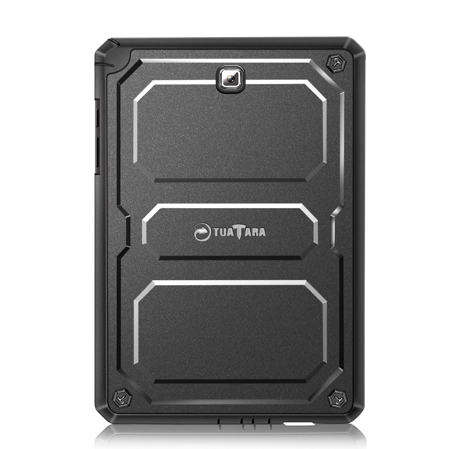 Fintie Shockproof Case for Samsung Galaxy Tab A 8.0 (Previous Model 2015), Tuatara Rugged Unibody Hybrid Full Protective Cover for Tab A 8.0 SM-T350/P350 2015(NOT Fit 2017/2018 Version), Black