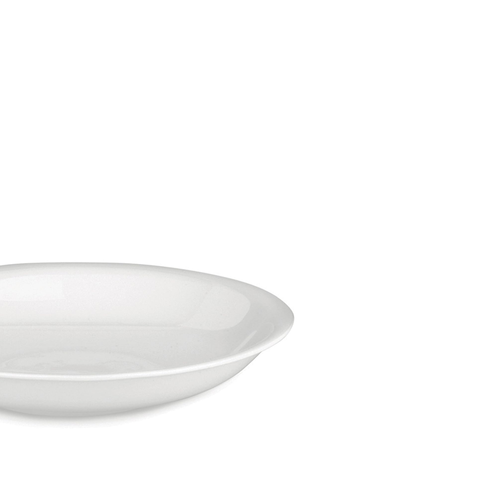 Alessi "All-Time" Soup Bowls in Bone China (Set of 4), White, Large