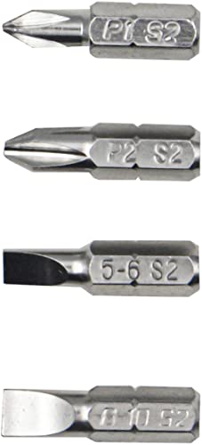 ALLWAY SD41 5-in-1 Lightweight Composite Shockproof Screwdriver with 4 Bits