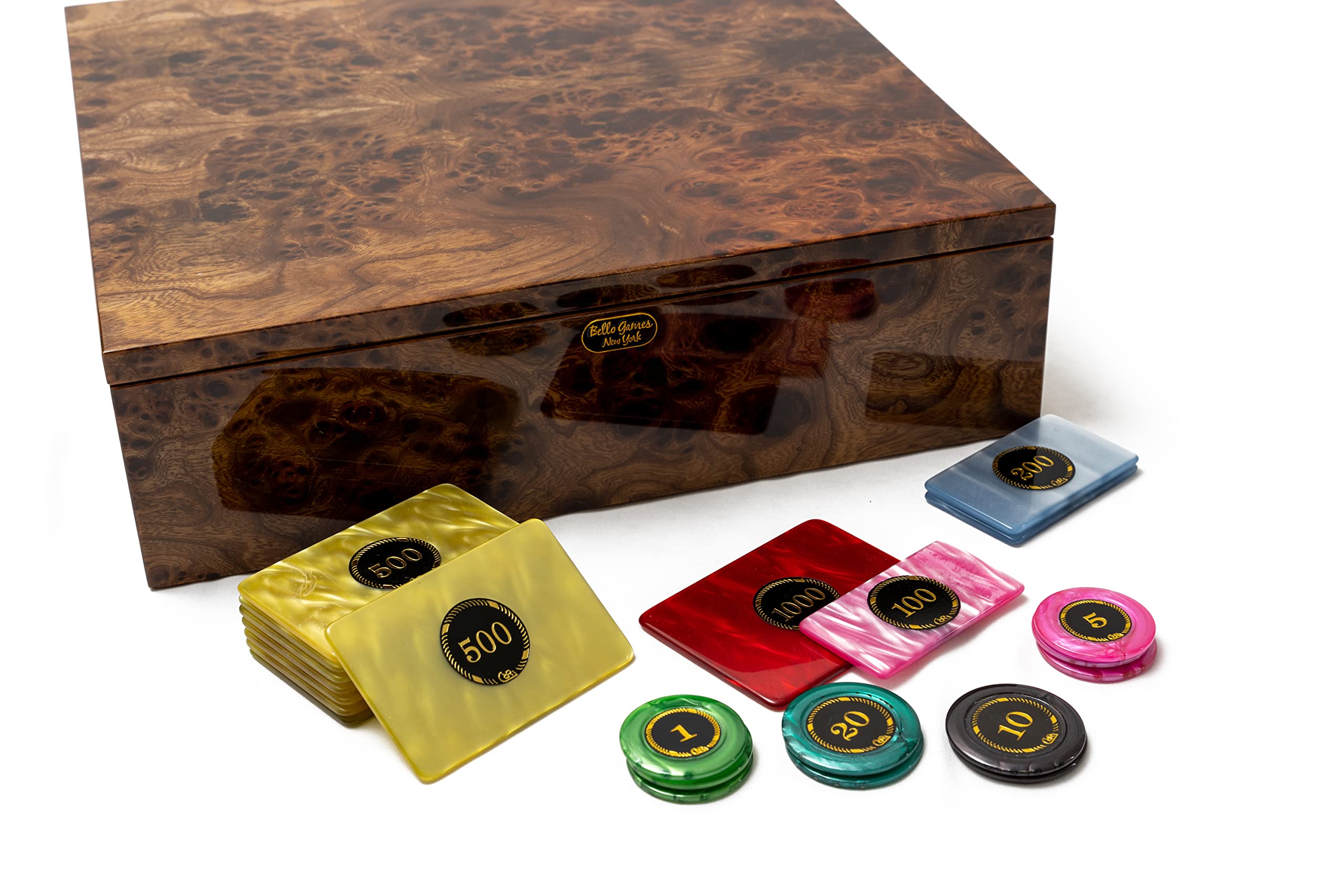 Bello Games Collezioni - Palermo Luxury Poker Chips & Card Set from Italy