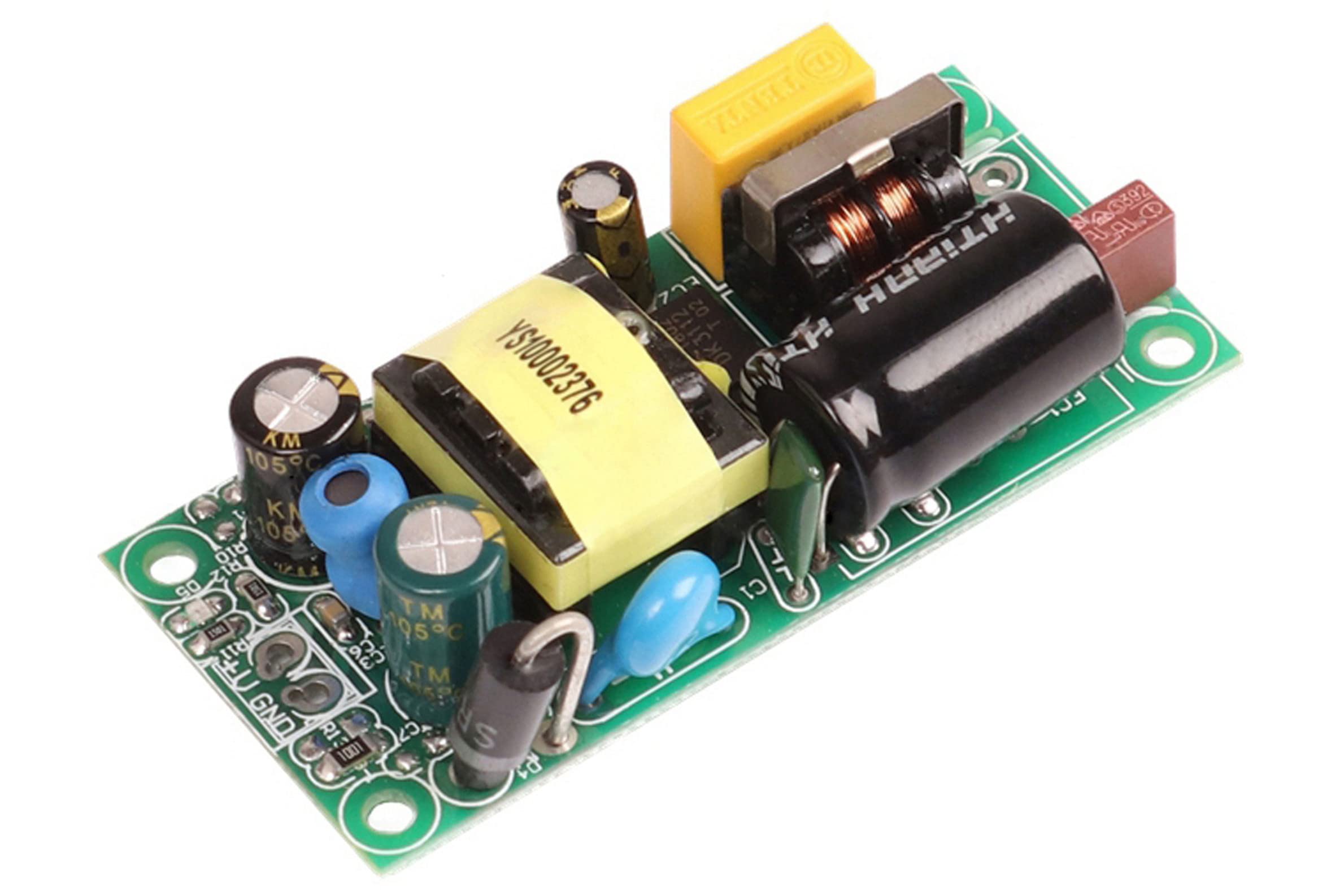 NOYITO AC to DC Precision DC 5V 2A 10W Power Supply Module AC 120V 85V-265V 50 60Hz to 5V Isolated Industrial Grade Built-in Power Module(5V 2A)