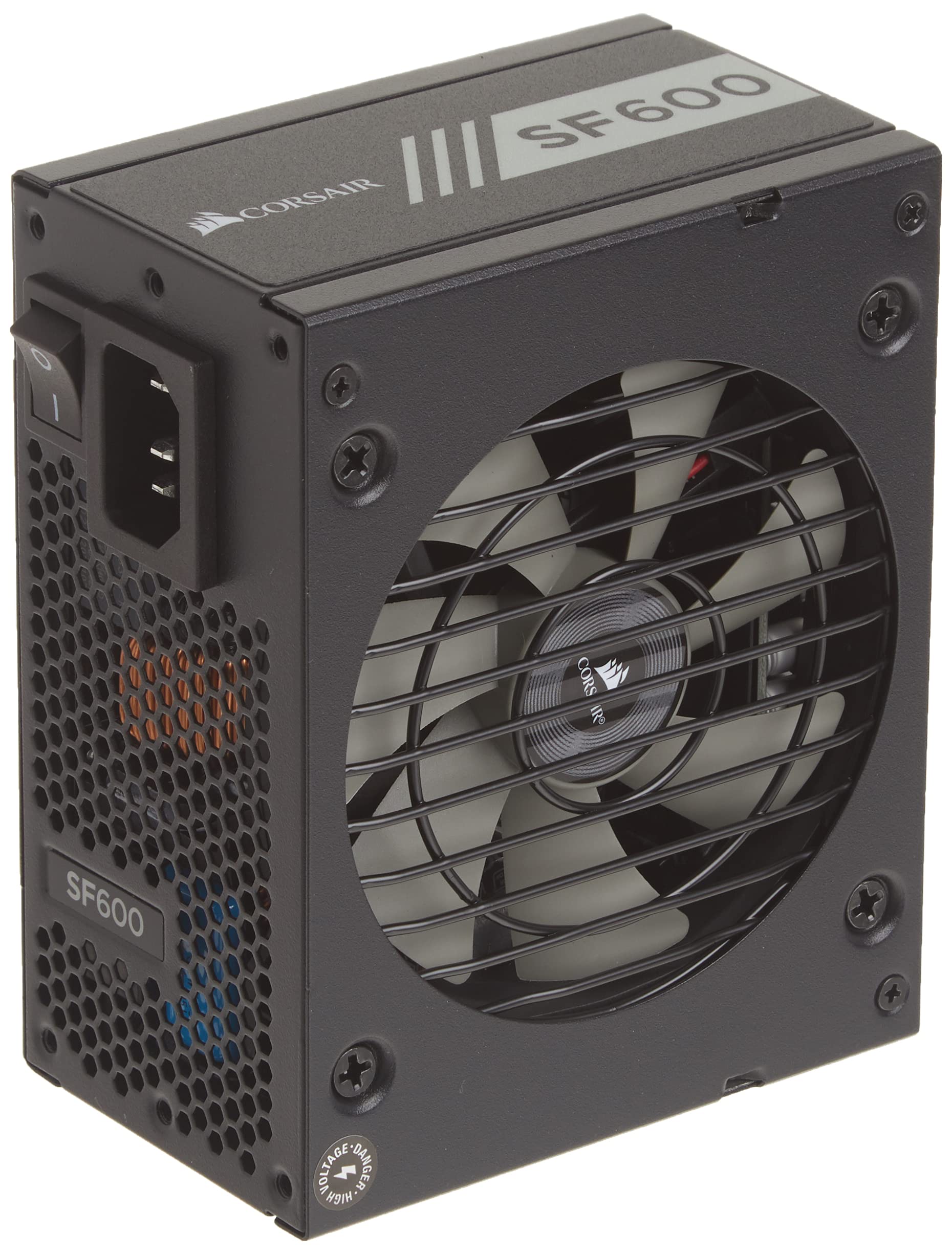 Corsair SF Series, SF600, 600 Watt, Fully Modular Power Supply, 80+ Gold Certified