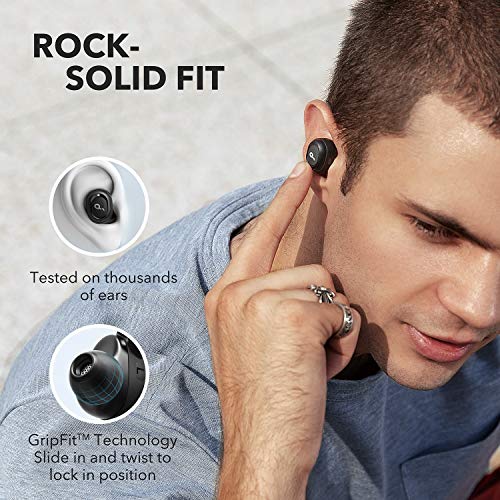 Soundcore Upgraded, Anker Liberty Neo True Wireless Earbuds, Pumping Bass, IPX7 Waterproof, Secure Fit, Bluetooth 5 Headphones, Stereo Calls, Noise Isolation, One Step Pairing, Sports, Work Out