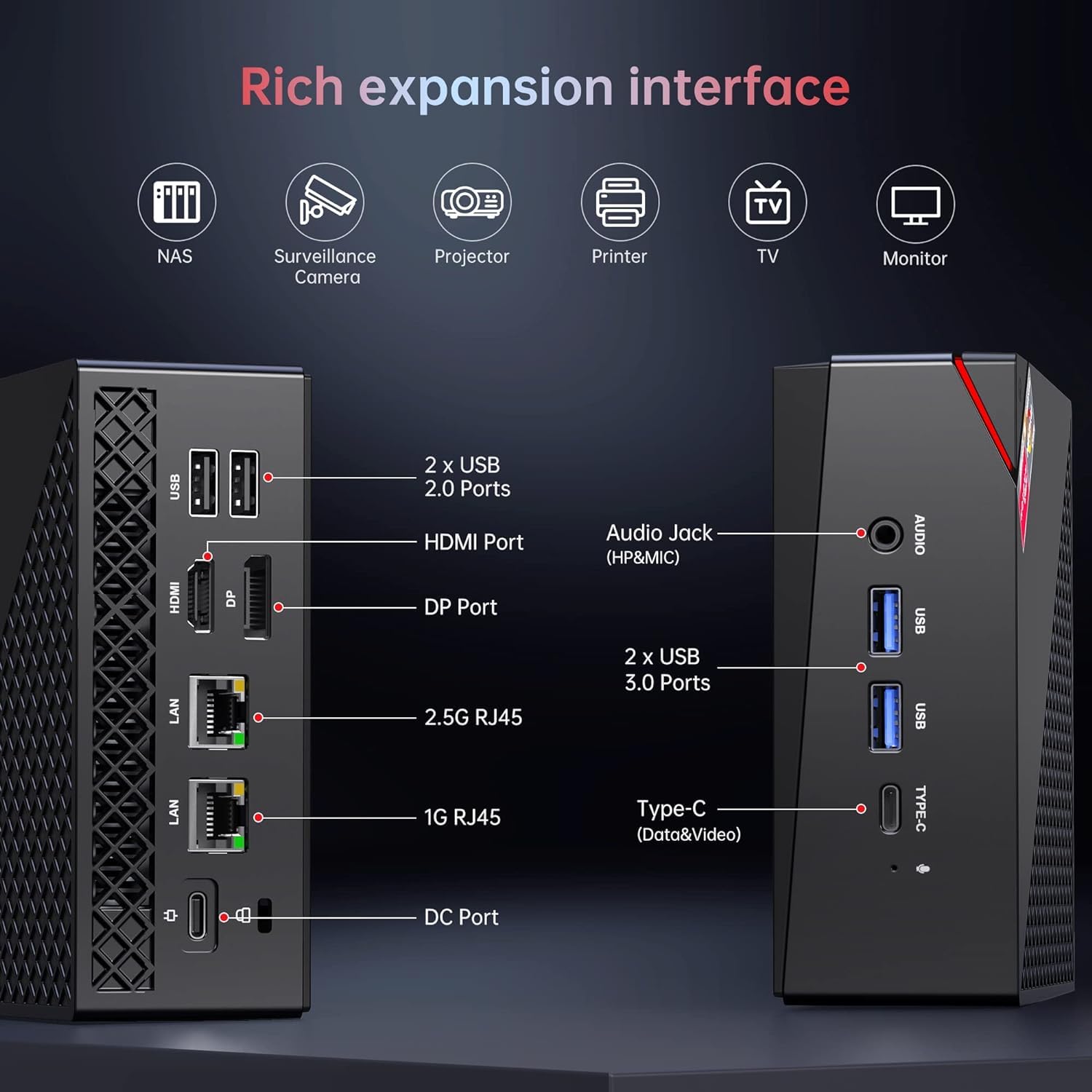ACEMAGICIAN Mini PC, Intel 12th Gen Alder Lake N95(up to 3.4GHz), 16GB DDR4 RAM 512GB M.2 SSD, Windows 11 Pro Mini Desktop Computer Support 4K Dual Display/USB3.0/WiFi5/BT4.2 for Home Office Business