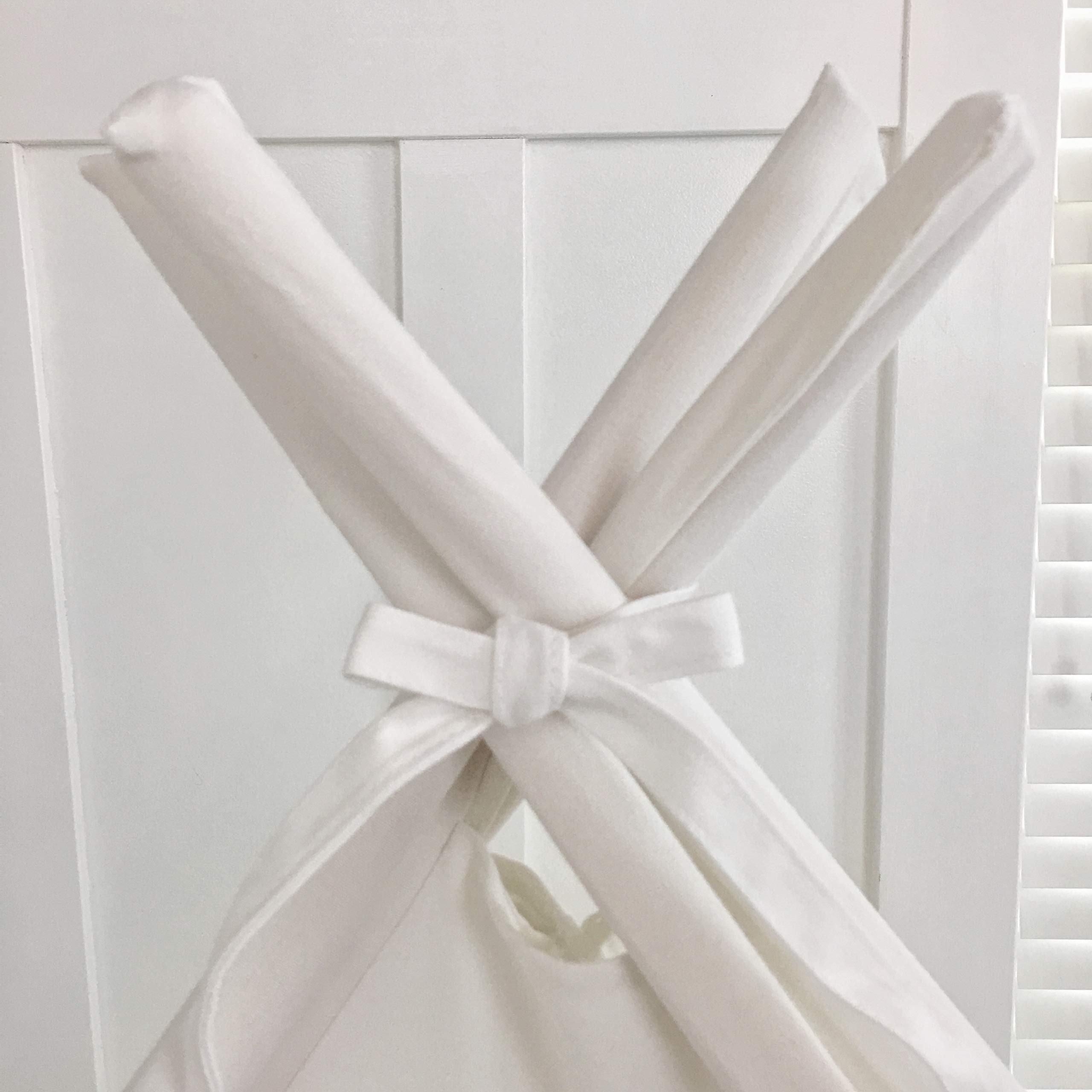 Domestic Objects | Play Tent Bed Canopy | Teepee for Mattress | 100% Cotton Canvas | Premium Quality (Twin/Single No Door) (White)