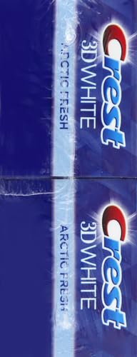 Crest 3D White Whitening Toothpaste, Radiant Mint, 3.5 Ounce (Pack of 2)