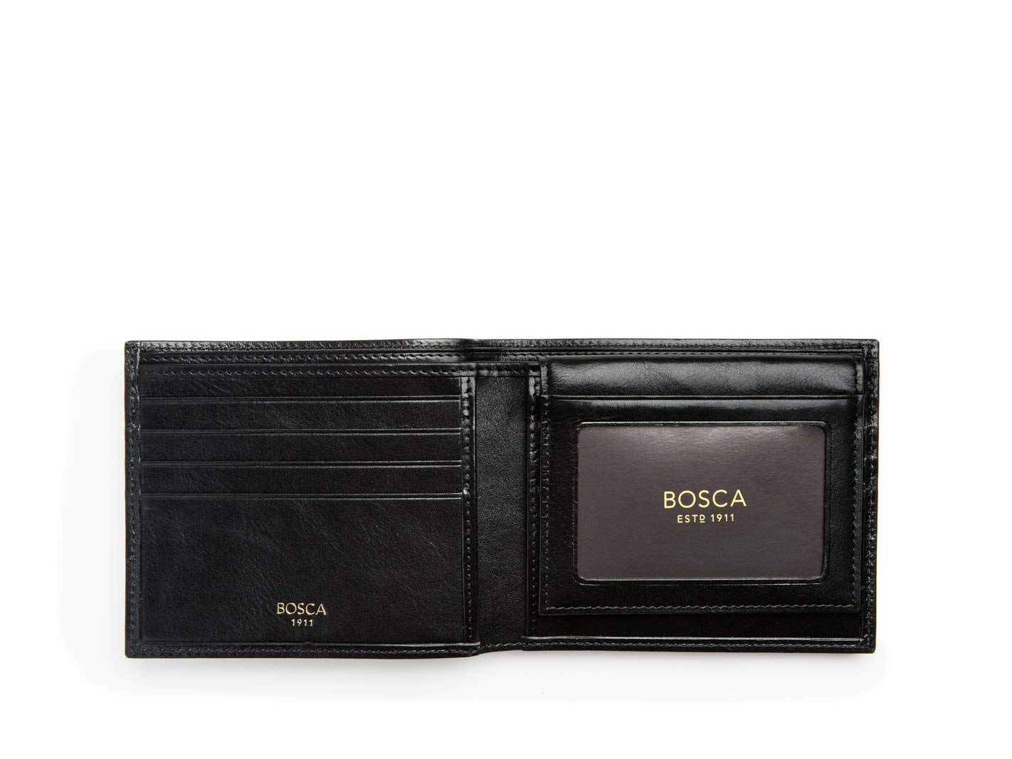 Bosca Men's Old Leather Collection - Credit Wallet w/I.D. Passcase (Dark Brown)