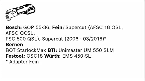 Bosch Professional Maiz 32 APB Plunge Saw Blades for Wood & Unhardened Metal, Starlock Max, Accessories Multifunctional Tool Pack of 1