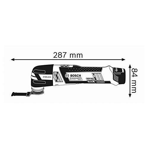 Bosch Professional 12V System GOP 12V-28 cordless multi cutter (Starlock tool holder, no-load orbital stroke rate: 5000β20000 min-1, excluding batteries and charger, in L-BOXX 102)