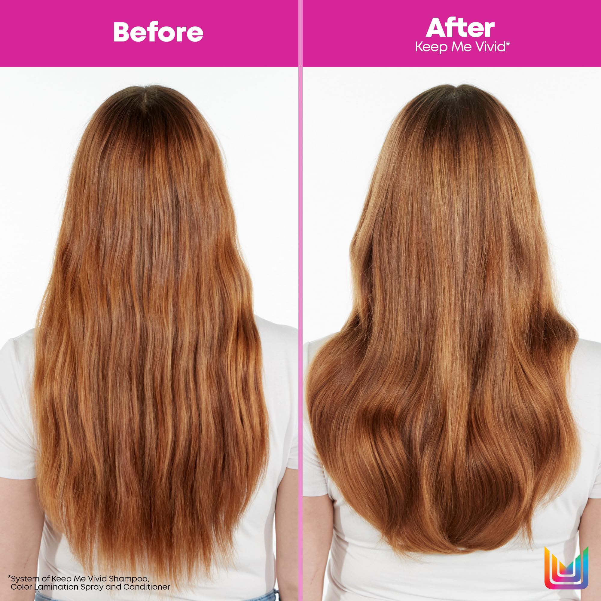 Matrix Keep Me Vivid Shampoo | Prolongs Color Vibrancy, Prevents Fading & Enhances Shine | Sulfate-Free | For Dry, Semi-Permanent and Color Treated Hair | Salon Professional Shampoo