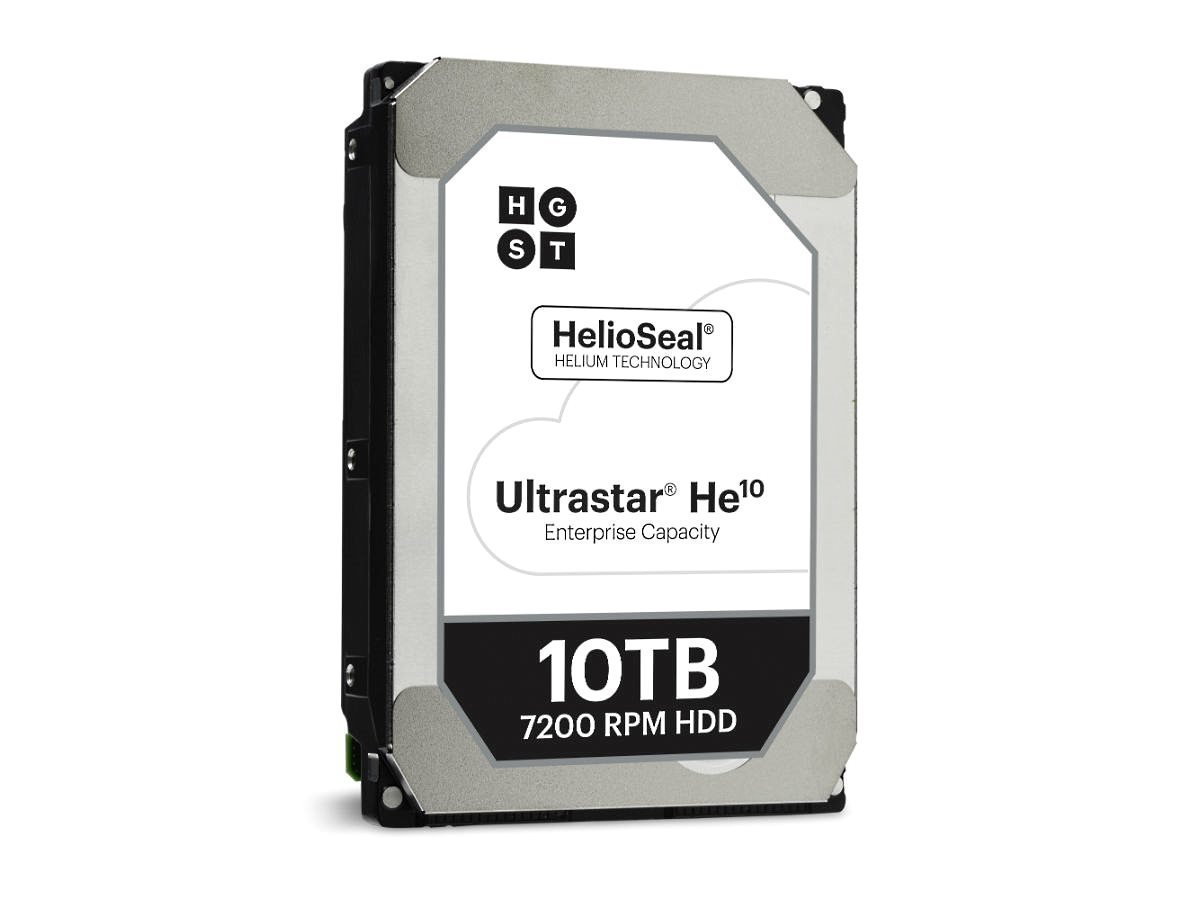 HGST Ultrastar DC HC510 (He10) 10TB 7200 RPM SATA 6Gb/s 256MB Cache 3.5-Inch | Power Disable | Enterprise Hard Drive - HUH721010ALE600 (0F27452)