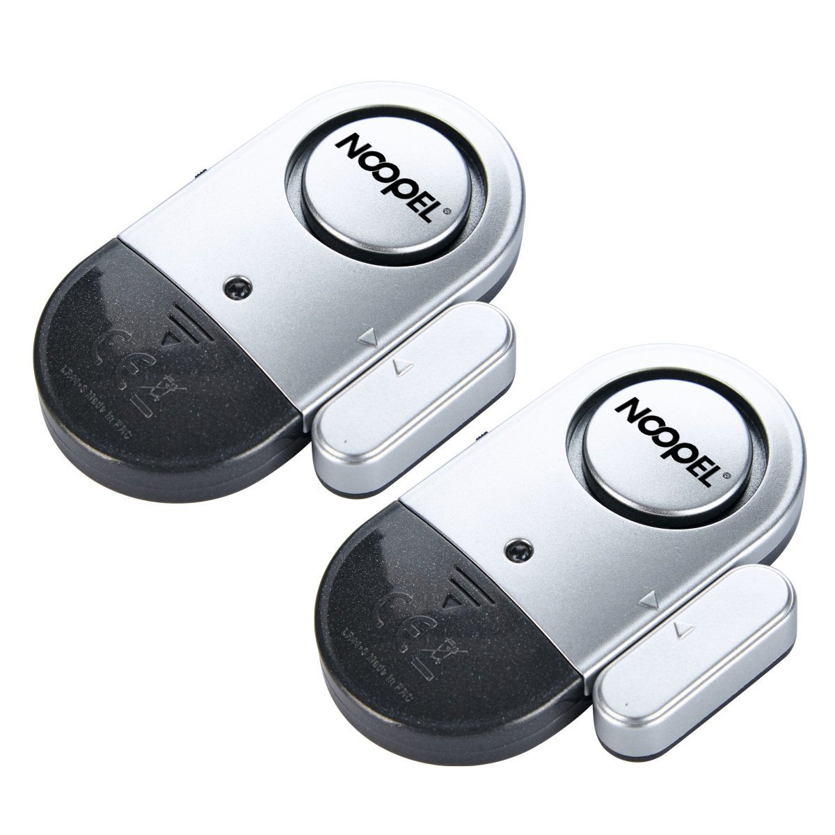 Door Window Alarm 2 Pack Noopel Home Security Sensor Burglar Anti-Theft 120DB Alarm with Batteries Included - DIY Easy to Install (2)