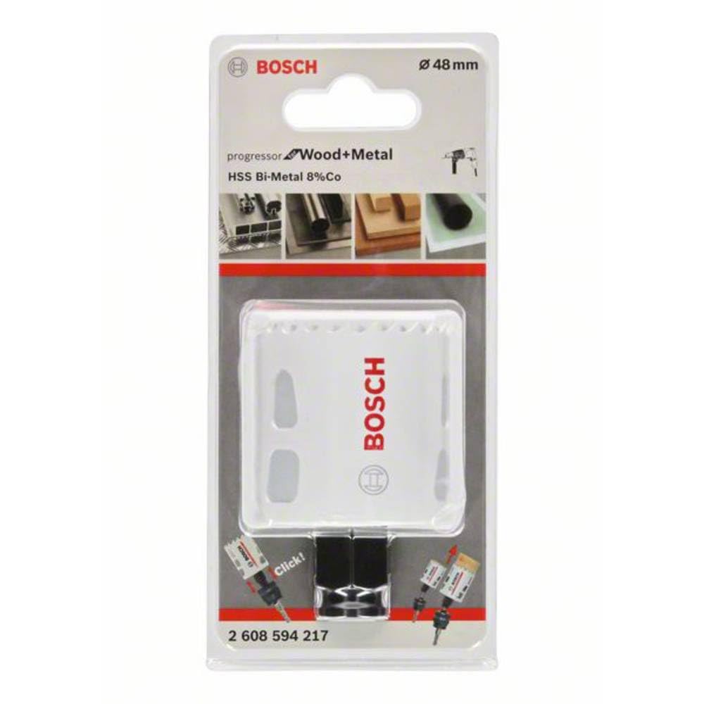 Bosch Professional Hole Saw Progressor for Wood & Metal (Wood and Metal, Ø 48 mm, Drill Accessories)