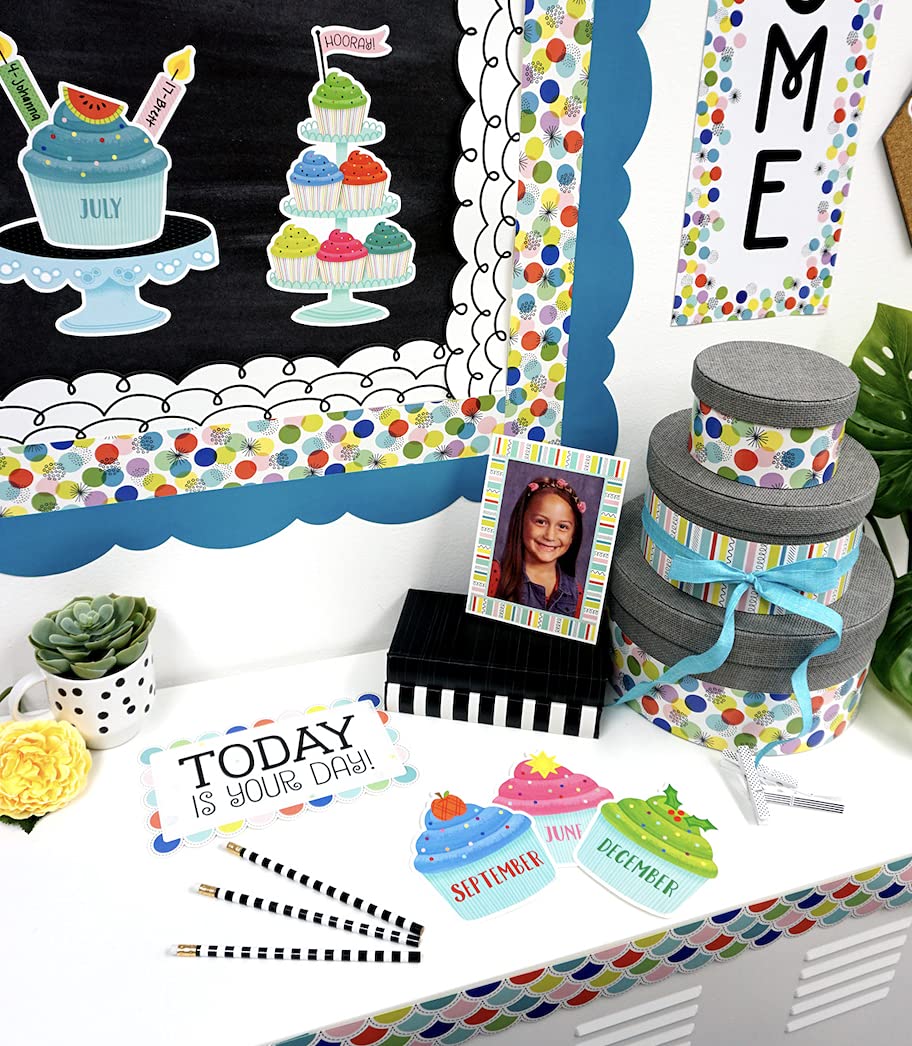Creative Teaching Press Color Pop Birthday Mini Bulletin Board, CTP 8698
