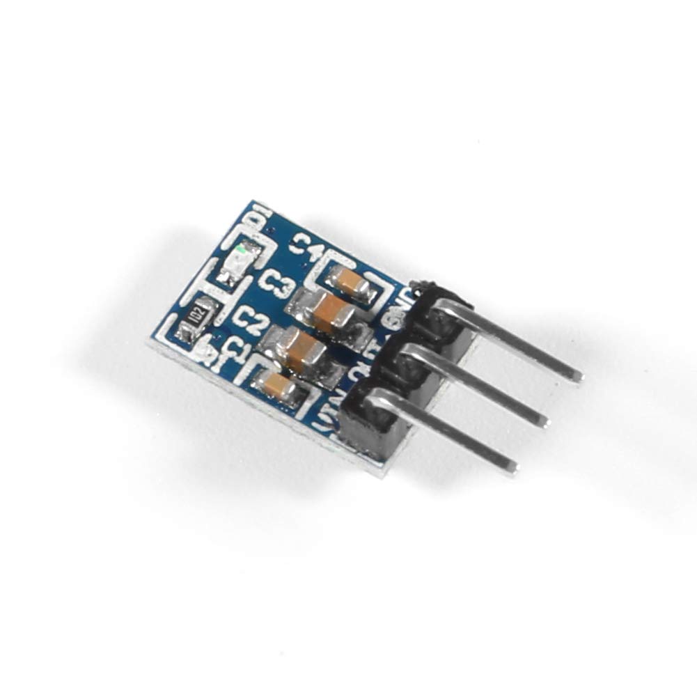 Dorhea 7 Pack 3.3V DC-DC Buck Converter 3 Pins AMS1117-3.3V DC 4.75V-12V to 3.3V Voltage Regulator Step Down Power Supply 800mA Buck Module