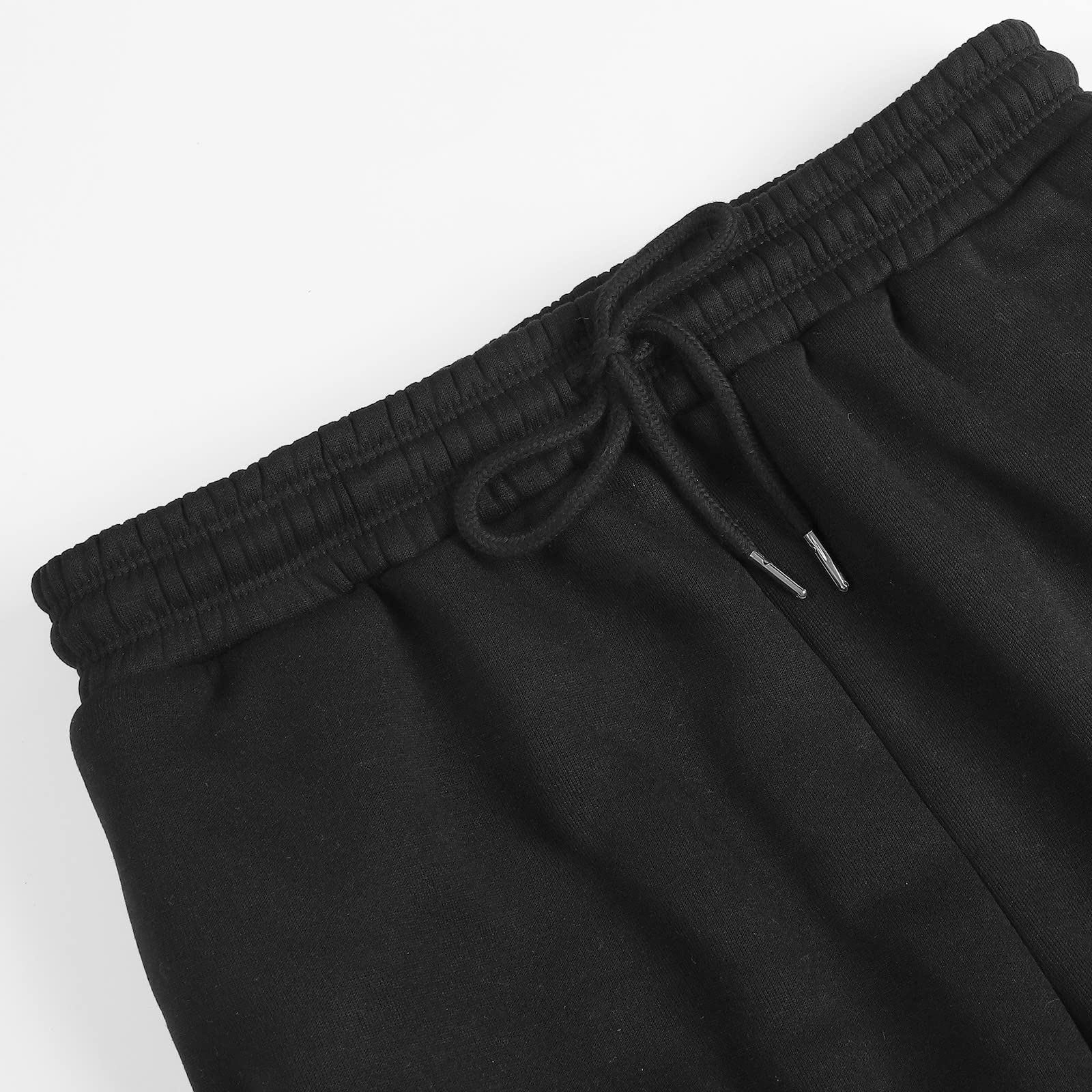 Bblulu Women's Elastic Waist Sweatpants High Waisted Pants with Pockets Athletic Fit Joggers Comfy Cotton Sweatpant