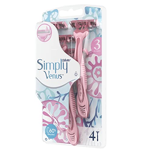 Venus - Simply3 Disposable Razors for Women - 4 Pieces