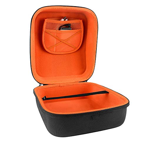 Geekria Shield Case for Large Sized Over-Ear Headphones, Replacement Extra Hard Shell Travel Carrying Bag with Cable Storage, Compatible with Sennheiser HD800S, Beyerdynamic Headsets (Black)