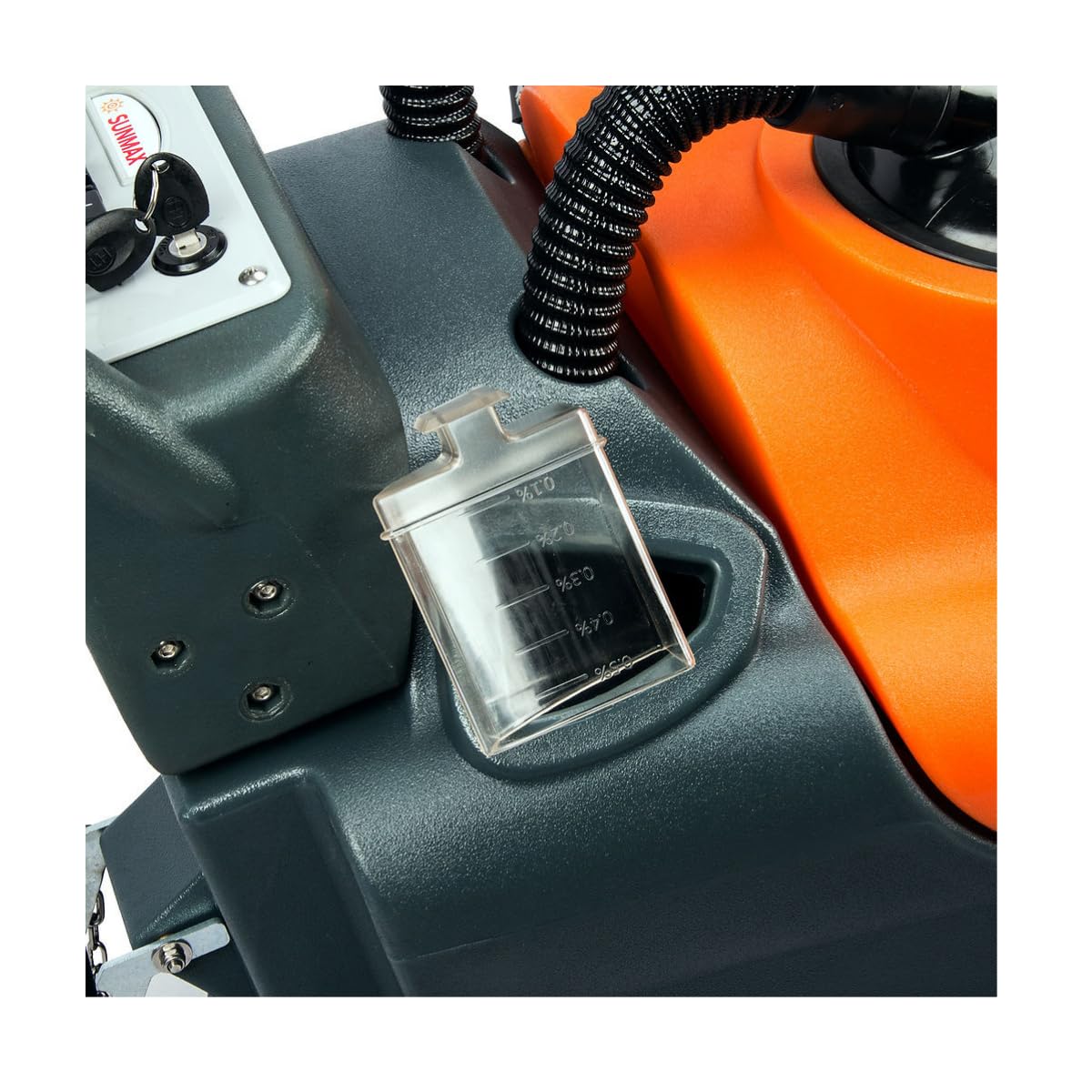 RT50+ 22" Width Floor Scrubber Dryer Machine, 13.2/14.5-gal Dual Tanks, 30,000 sqft/h, Lithium Battery, 3.5 hours Fast Charging