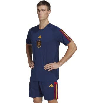 adidas ADDIDAS Spain 2022 Travel TEE (Team Navy Blue 2,Small)