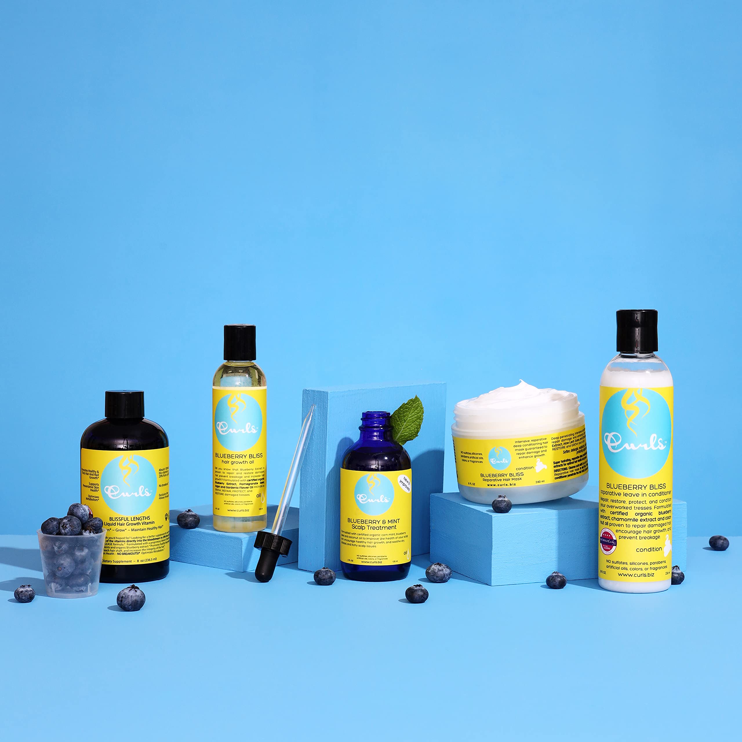 Curls Blueberry & Mint Tea Scalp Treatment