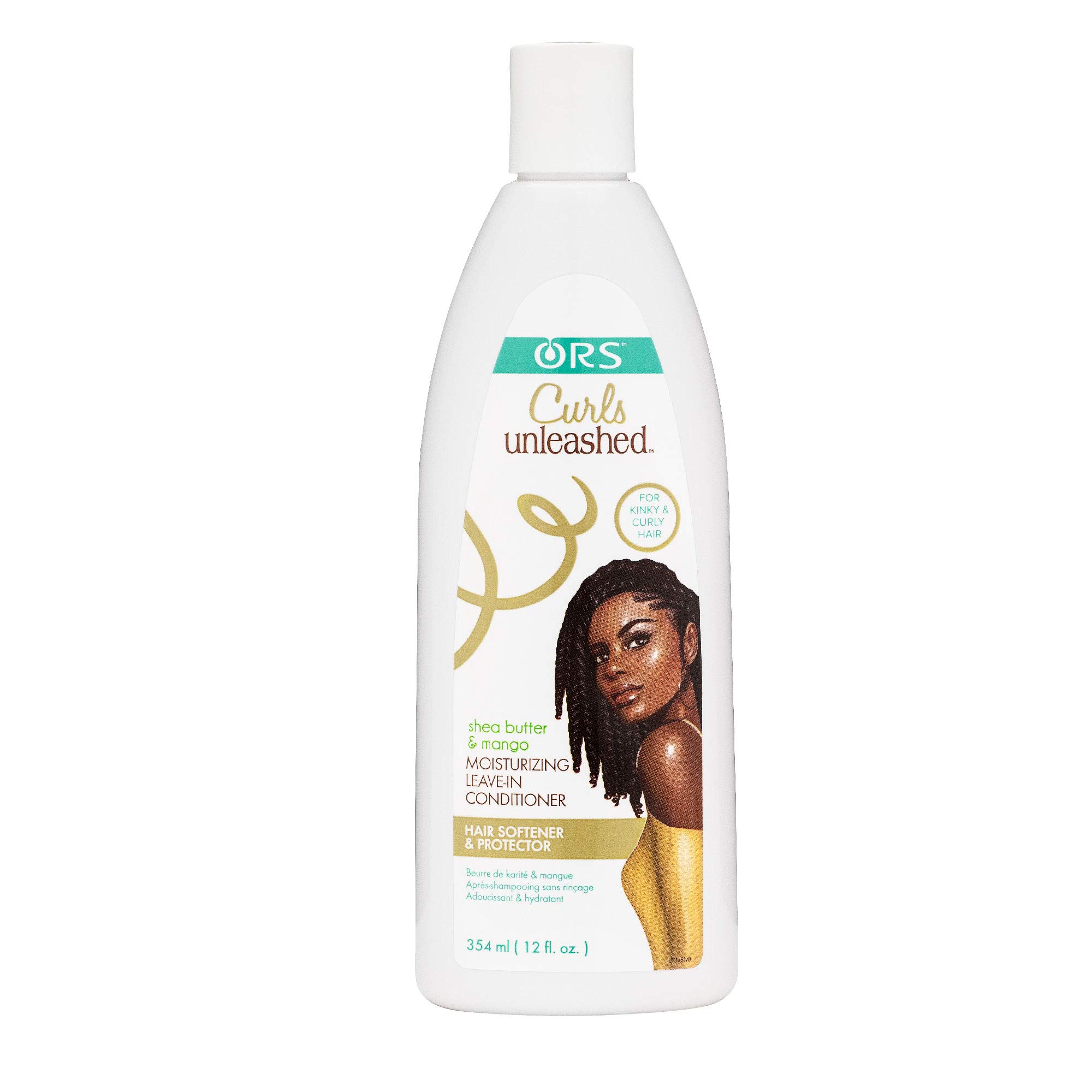 Curls Unleashed Shea Butter and Mango Moisturizing Leave-In Conditioner 12 Ounce (Pack of 3)
