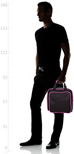 Janome 002DERBYTOTEBLK Small Sewing Machines Tote Bag, Canvas, for 1/2 and 3/4 size machines,black canvas