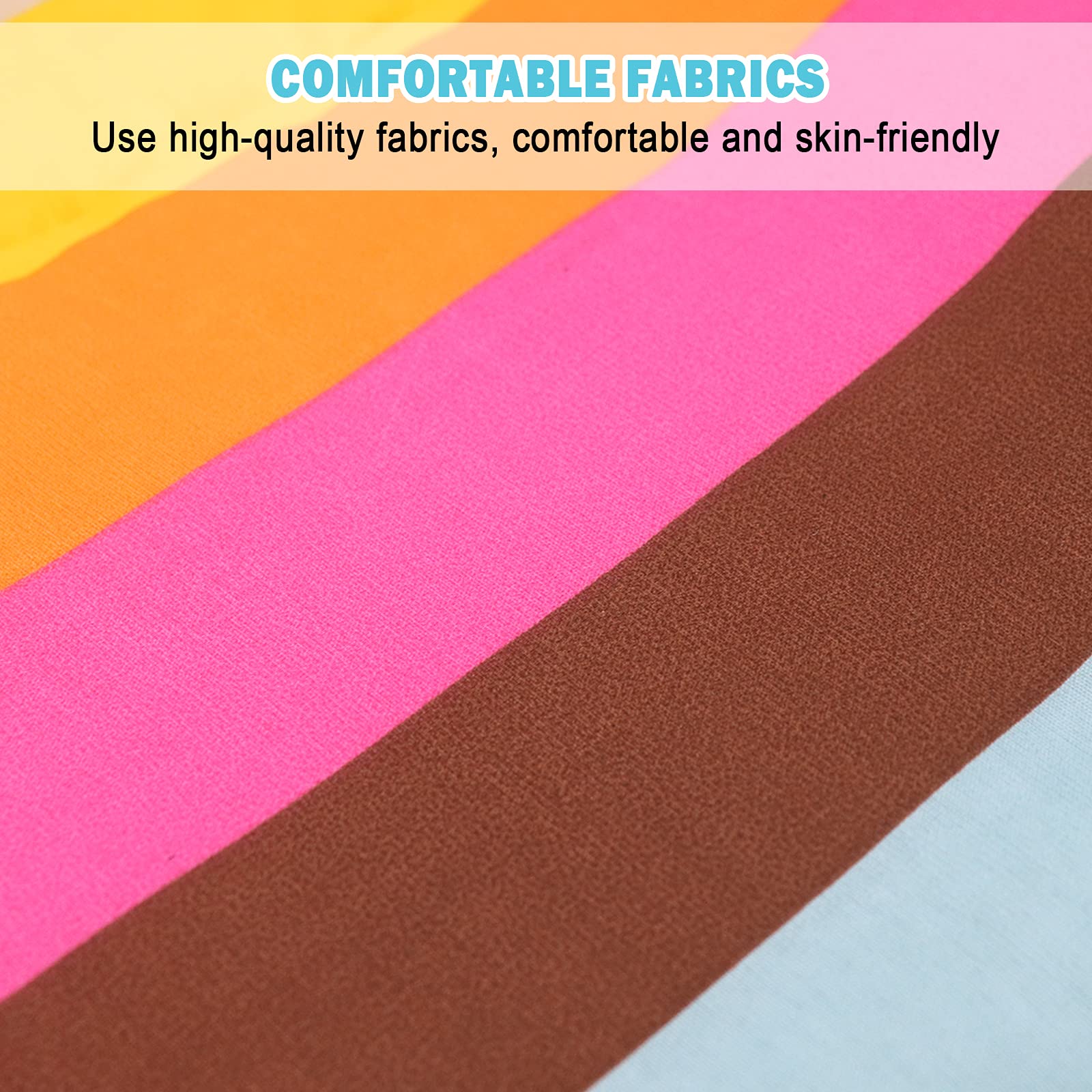 High Chair Pad, High Chair Cushion/seat Cushion/Breathable Pad/seat Pad,Soft and Comfortable, Light and Breathable, Cute Patterns,Make The Baby Sit More Comfortable(Rainbow Stripes)