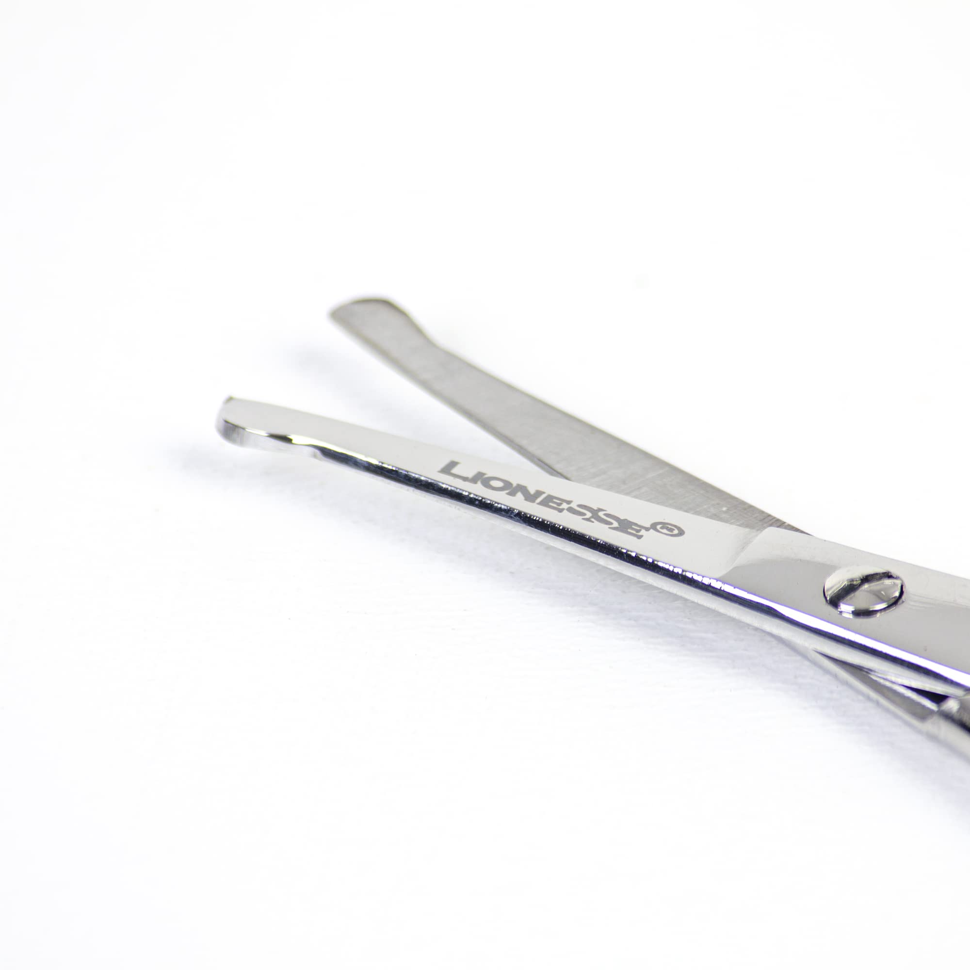 Lionesse Nose Hair Scissors, Small Scissors Round Tip Design, Hair Trimming Scissors For Hair, Nose Beard Mustache Eyebrow Scissors, Bikini Trimmer