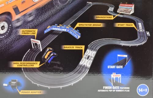 Auto World/Premium Hobbies T/A Challenge Mustang VS Camaro HO Scale Slot Car Race Set CP7973