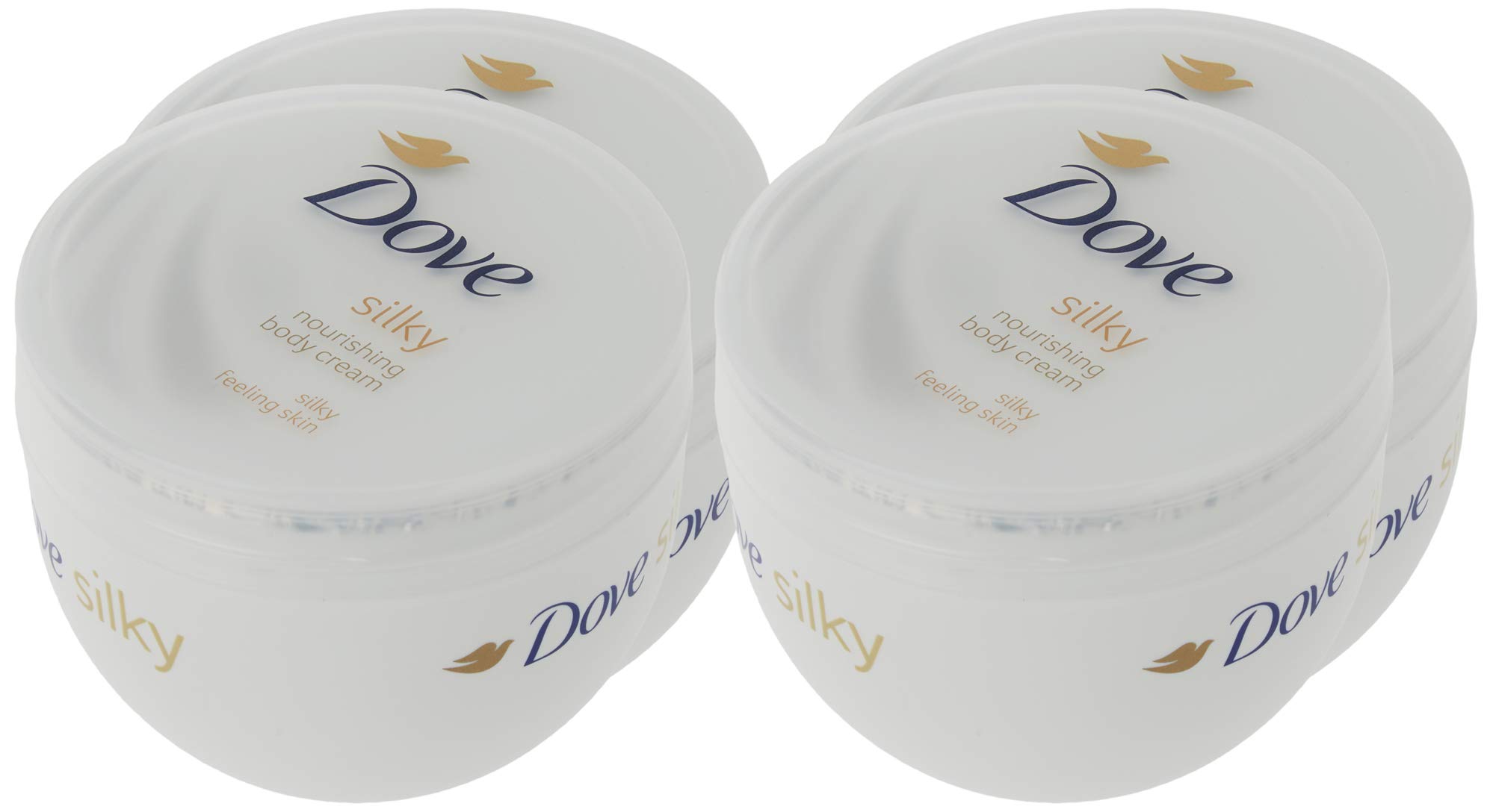 Dove Silky Nourishment Body Cream 300ml - 4 Pack