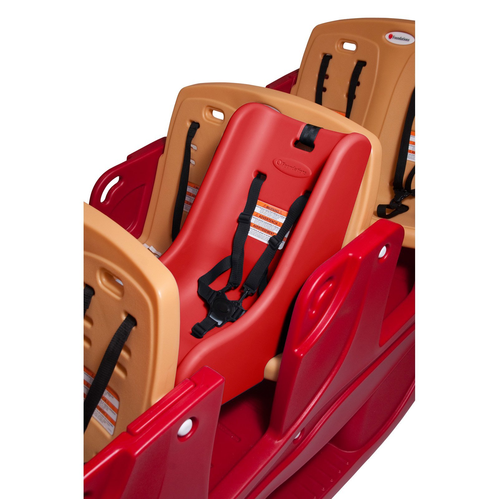 Foundations Gaggle Parade 4 and 6 Buggy Infant Seat, Suitable for Children Under 6 Months, Features Soft Contours, Designed to Provide Safety & Comfort (Red)