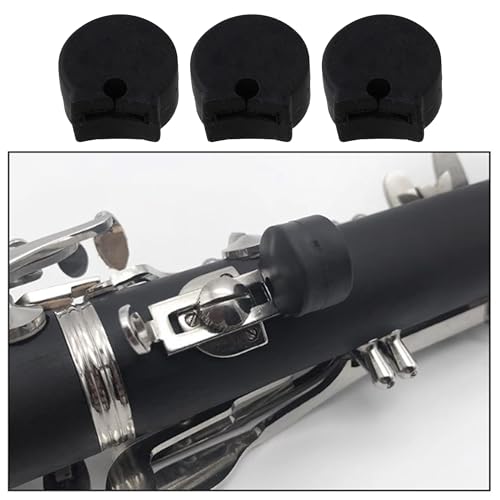 BQLZR Clarinet Thumb Rest Cushion Comfortable Rubber Clarinet Thumb Pad Clarinet Finger Pad Fit for Most Clarinet Pack of