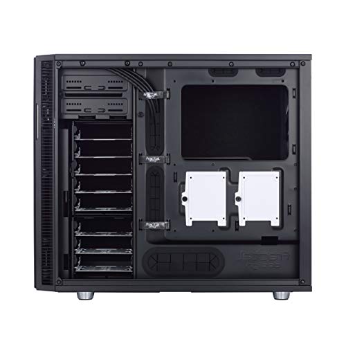 Fractal Design Define R5 - Mid Tower Computer Case - ATX - Optimized for High Airflow and Silent - 2X Fractal Design Dynamic GP-14 140mm Silent Fans Included - Water-Cooling Ready - Black