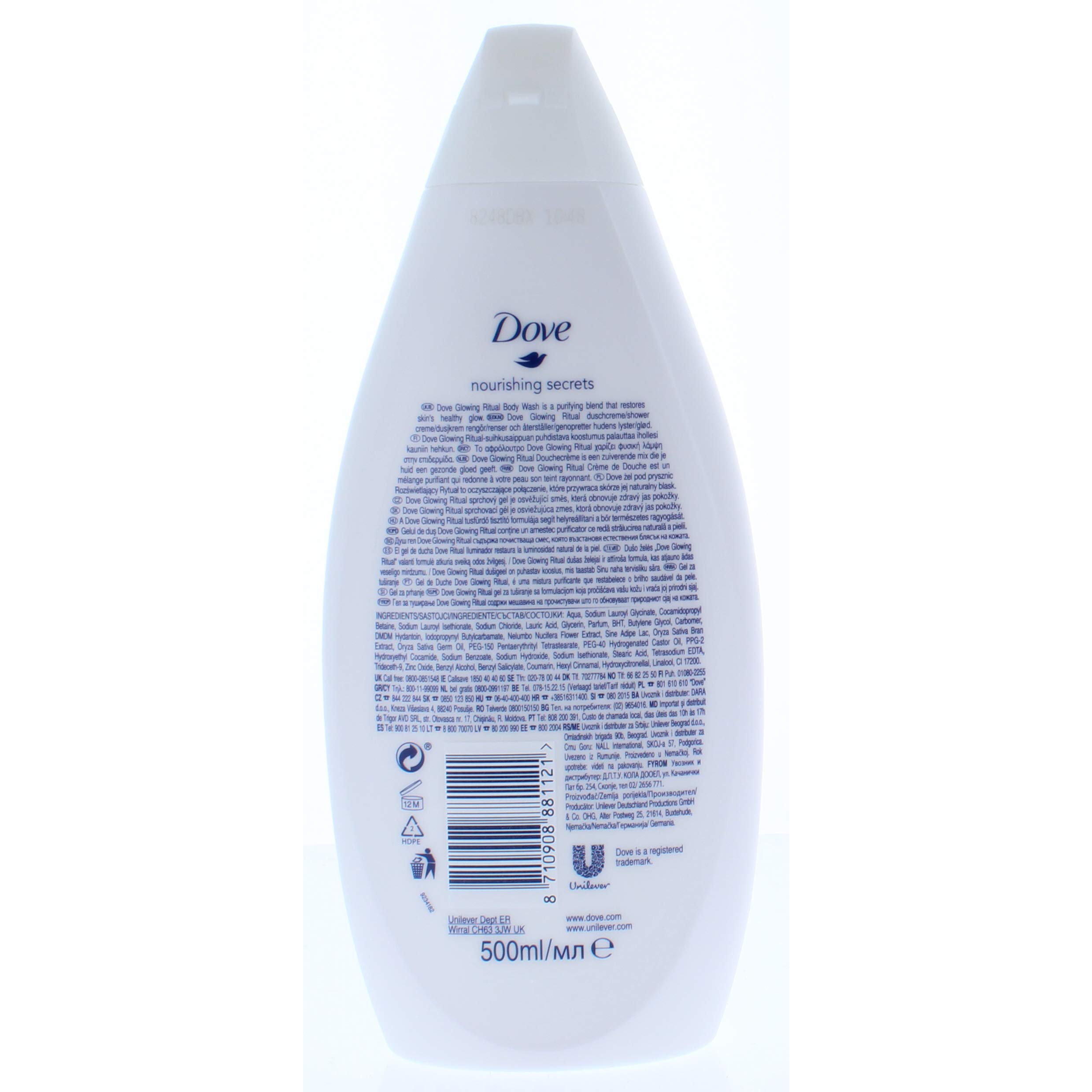 Dove, Body Wash, Lotus Flower Extract & Rice Water - 16.9 Fl