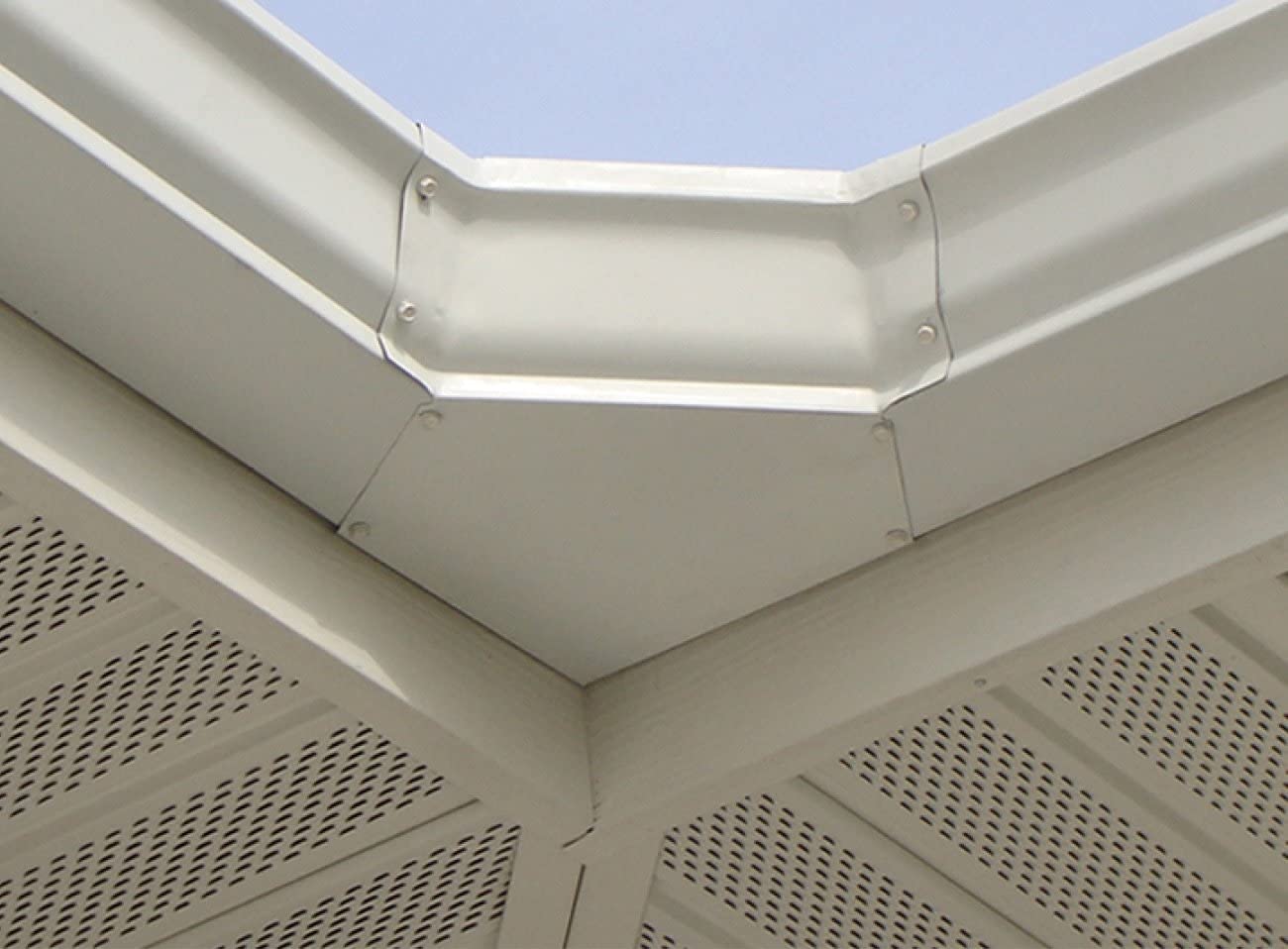 6" Extreme Miter - Aluminum Inside Miter, Gutter Corner, Mitre - "Works only with 6" Gutters" (Aluminum, 6")