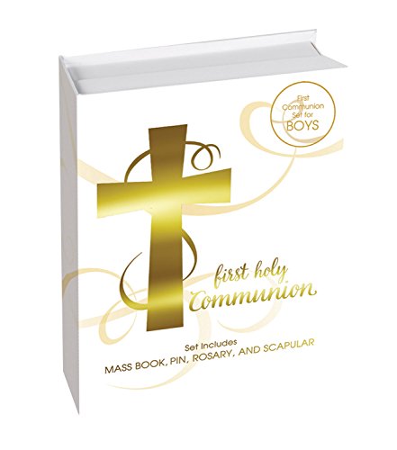 Creative Brands Faithworks - Abundant Grace First Communion Gift Set, 5-Piece, Boy