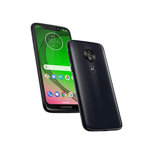 Moto G7 Play 32GB Android Smartphone GSM Unlocked for AT&T / T-Mobile and all GSM carriers - Deep Indigo (Blue) (Renewed)